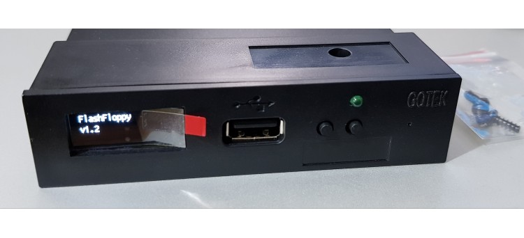 Gotek 3.5" OLED Display Floppy Disk Drive emulator - IBM PC XT Mac DOS etc